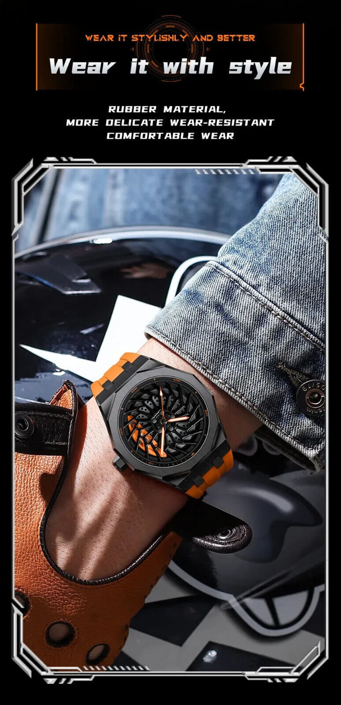 Spinning BMW I8 3D Brake Caliper Wheel Watches Red, Yellow - Etsy