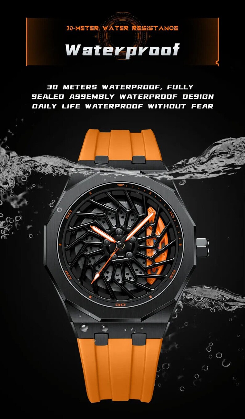 Spinning BMW I8 3D Brake Caliper Wheel Watches Red, Yellow - Etsy