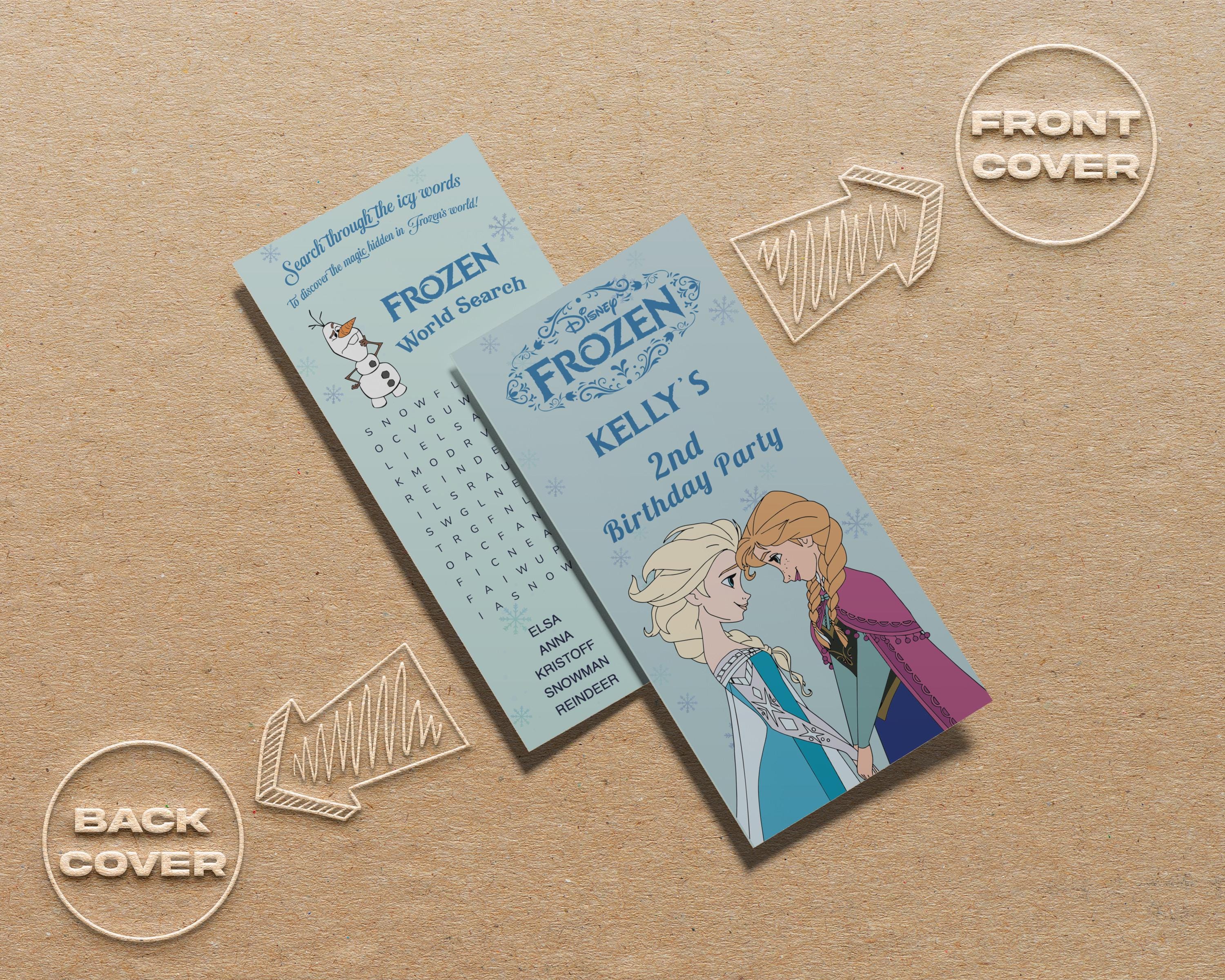 Printable Frozen Activity Sheet, Elsa and Anna Coloring Page, Kids ...