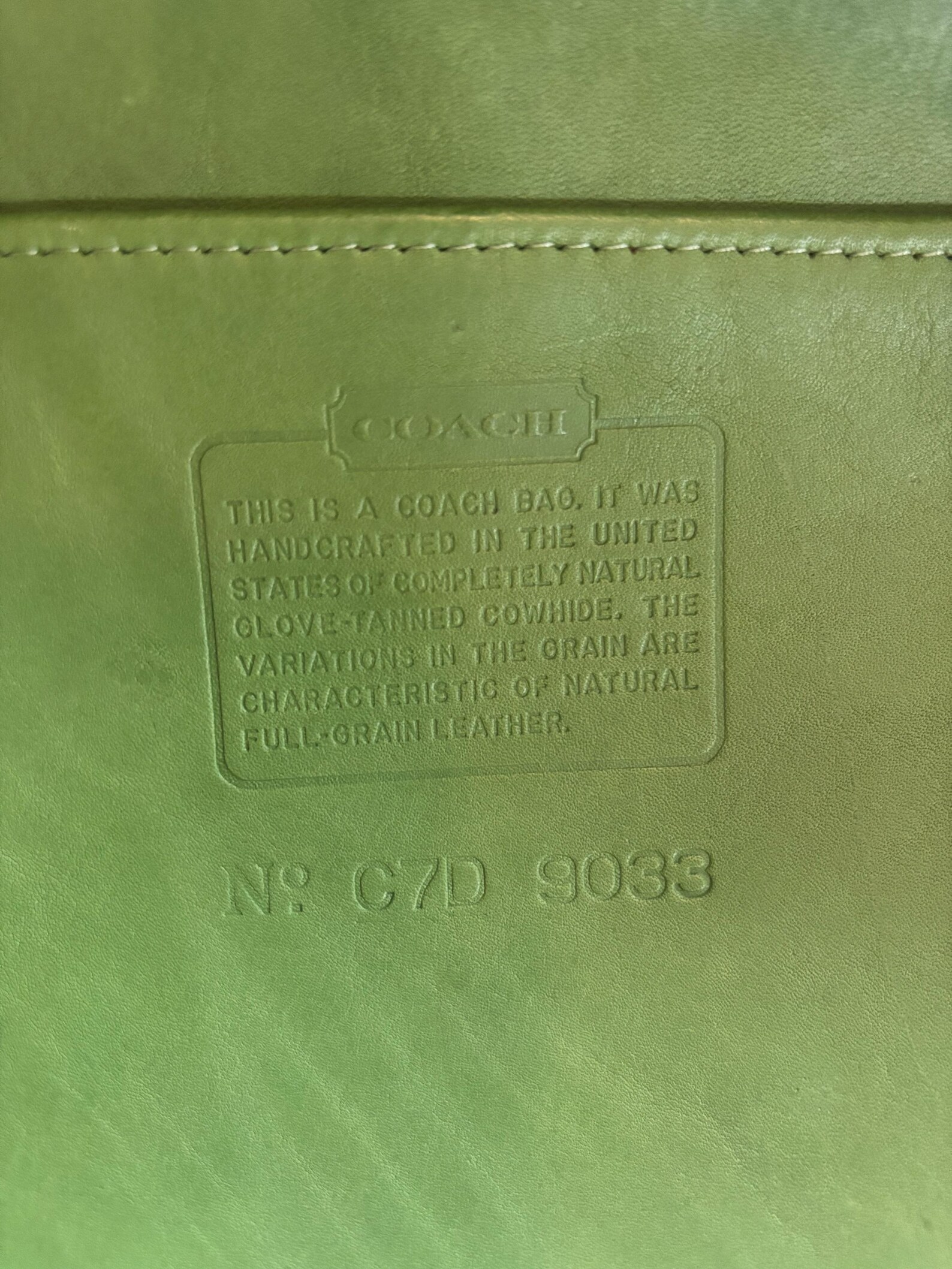 Vintage Coach Ergo Pocket Zip - HTF Leaf - 9033 - USA 1997 - Etsy
