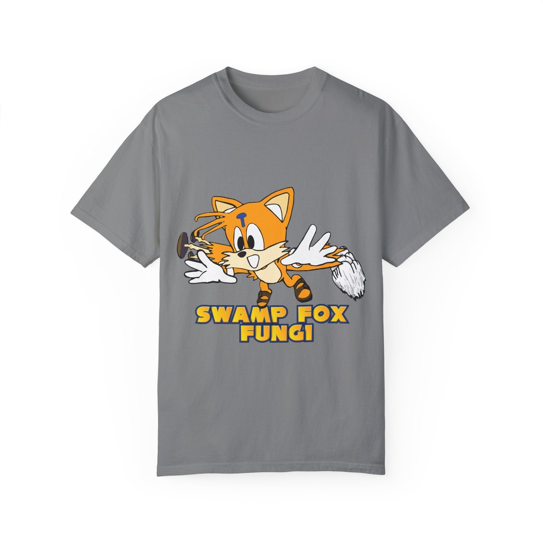 Shroomy Tails Tee - Swamp Fox Fungi T-shirt - Unisex - Etsy