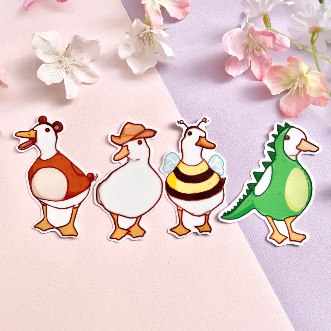Costume Ducky Vinyl Sticker Pack - Etsy