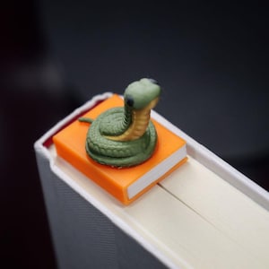 Snake Bookish Bookmark - 3D Printed - Etsy