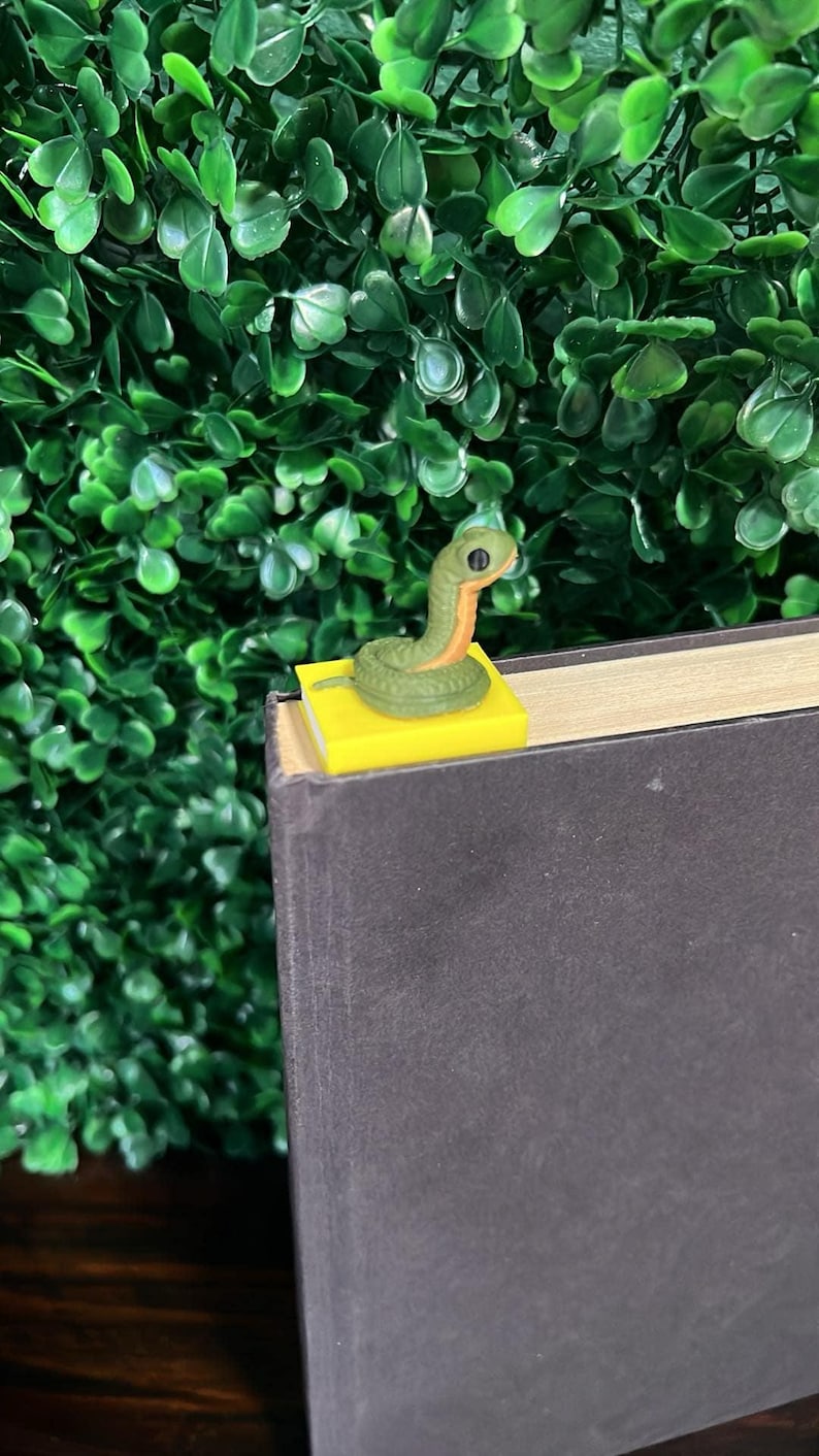 Snake Bookish Bookmark - 3D Printed - Etsy