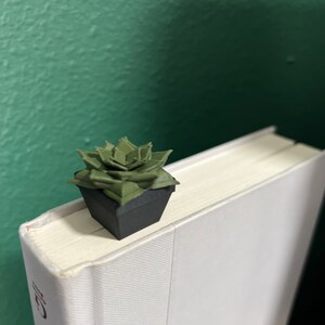 Succulent Plant Bookish Bookmark - 3D Printed - Etsy