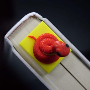 Snake Bookish Bookmark - 3D Printed - Etsy