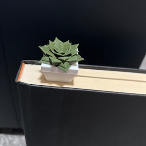 Succulent Plant Bookish Bookmark - 3D Printed - Etsy