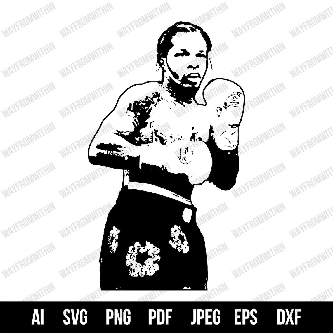 Gervonta Tank Davis Vector File Svg Jpg Png Dxf Pdf Files | Silhouette ...