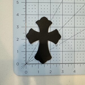 CH Chrome Genuine Leather Hearts Patch Punk Cross Applique Denim Jacket ...