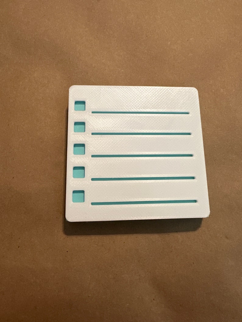 Post It Note Stencil - Etsy