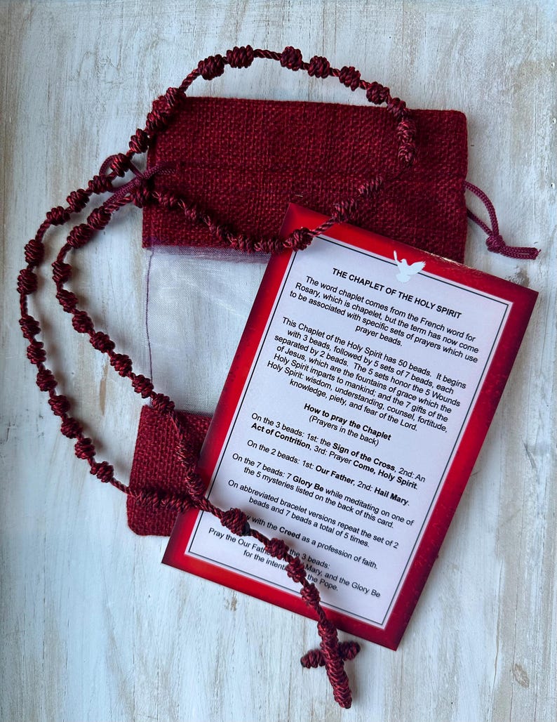 Chaplet of the Holy Spirit - Etsy