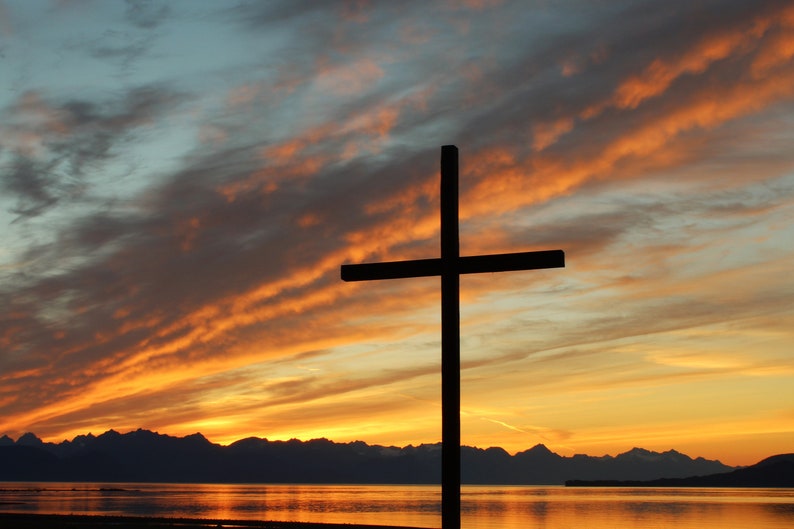 Cross at Sunset - Etsy