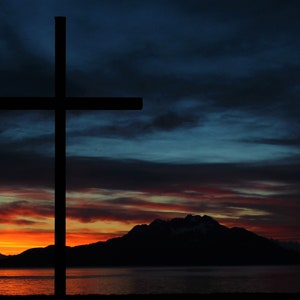 Cross at Sunset - Etsy