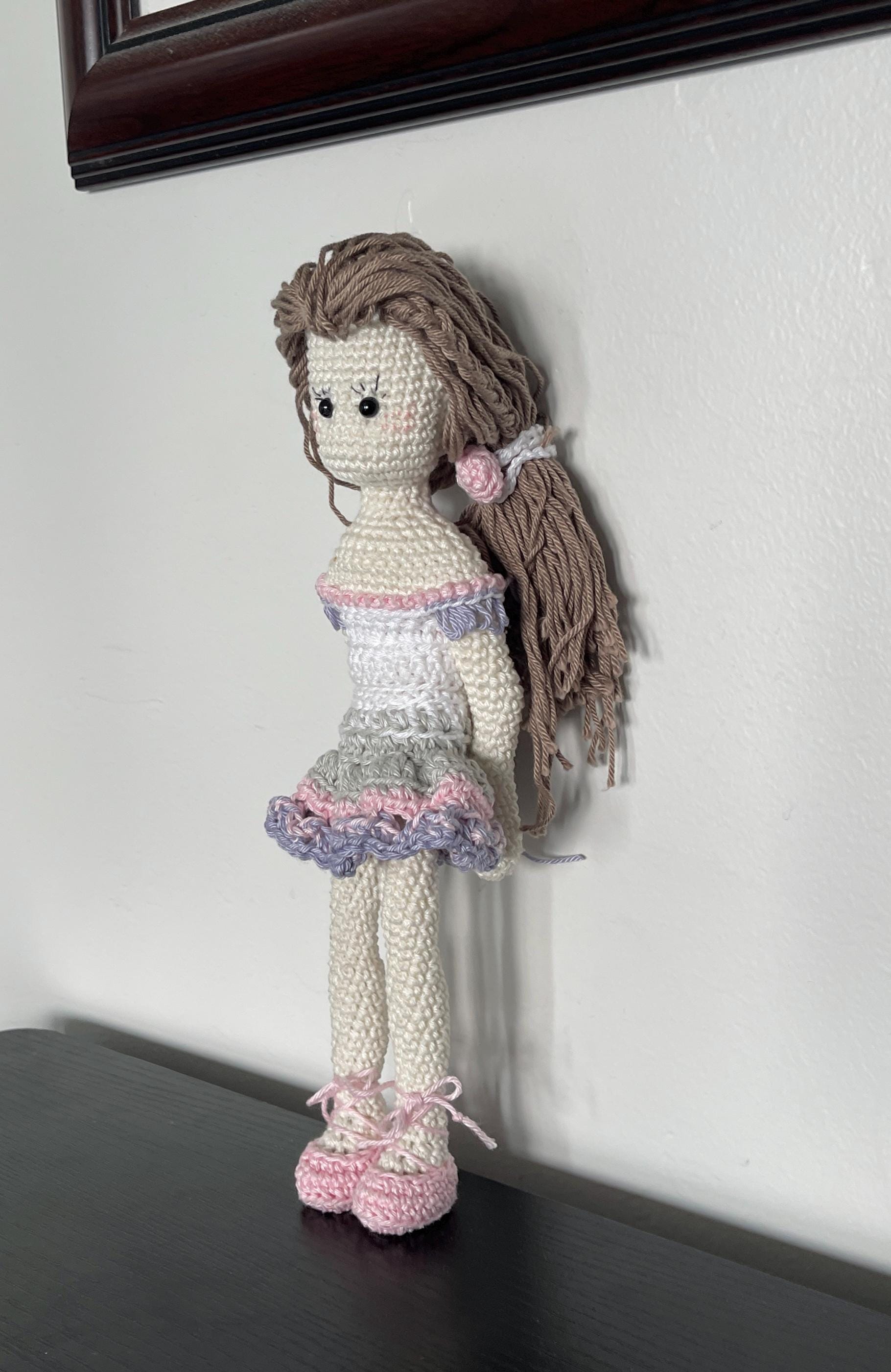 Crochet Pattern PDF style My Hair Beautiful Ballerina Doll Natasha With ...