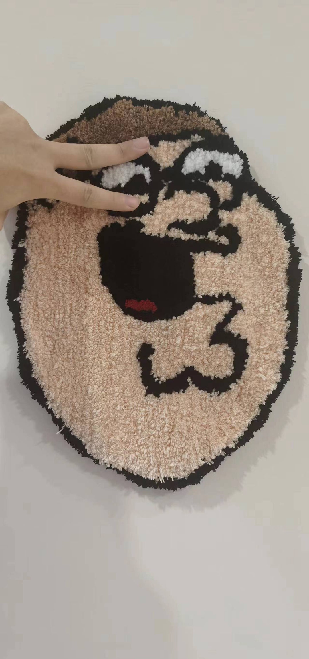 100% Handmade/family Guy Peter Custom Cartoon Tufting - Etsy