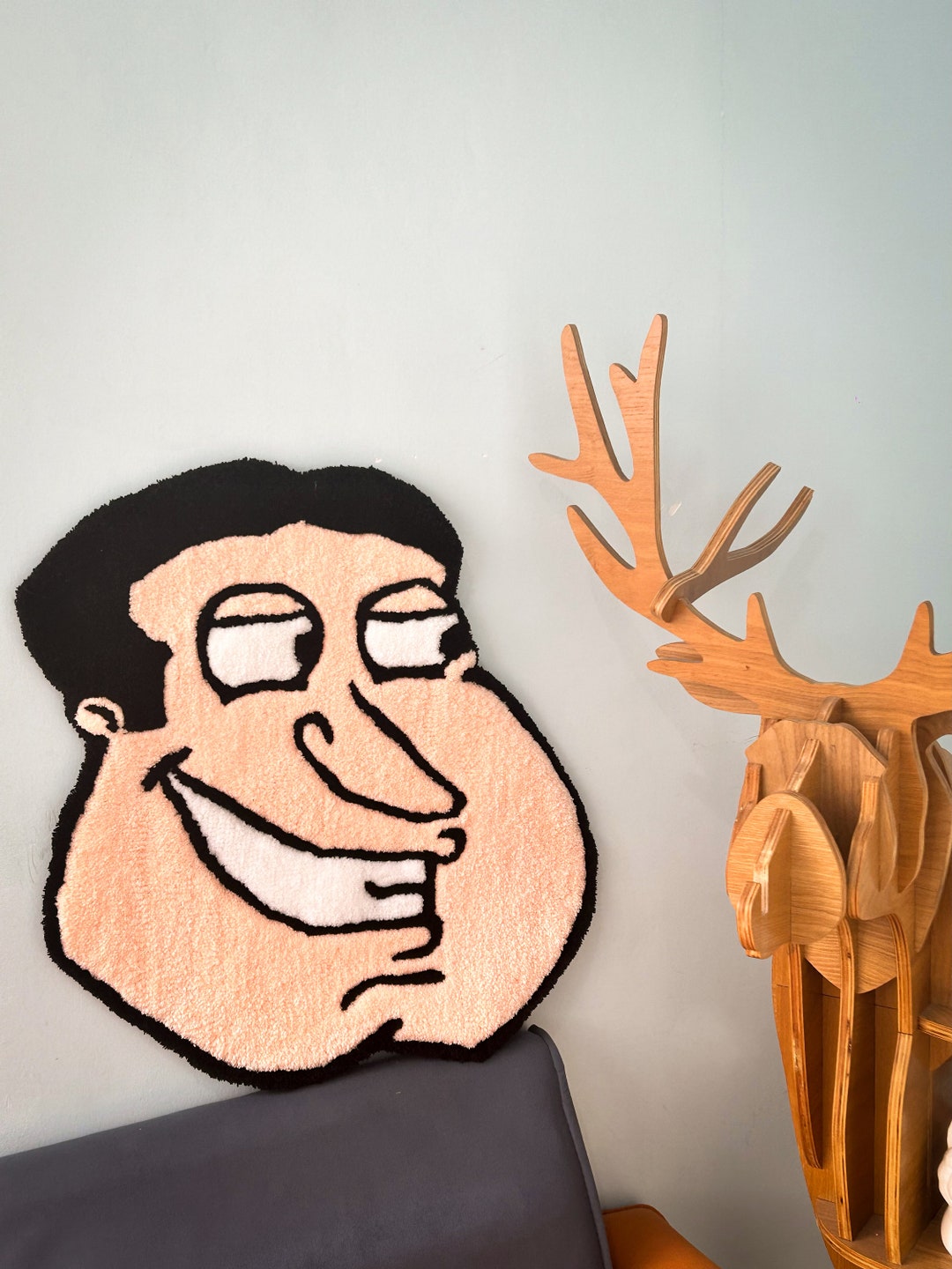 Family Guy Glenn Quagmire Tufted Rugs Cartoon | 100% Handmade - Etsy
