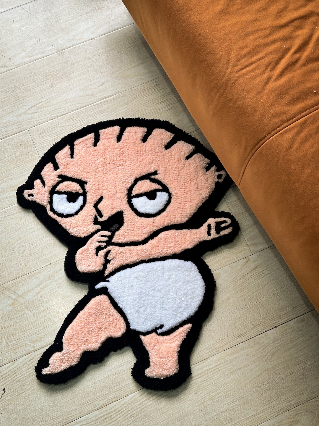 Family Guy Stewie Tufted Rugs Cartoon | 100% Handmade - Etsy