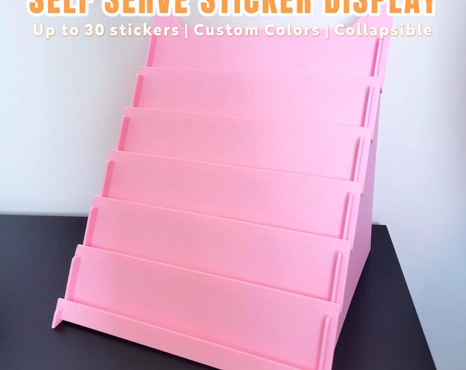36 Slot Retail Sticker Display Customized Personalized Display Fair ...