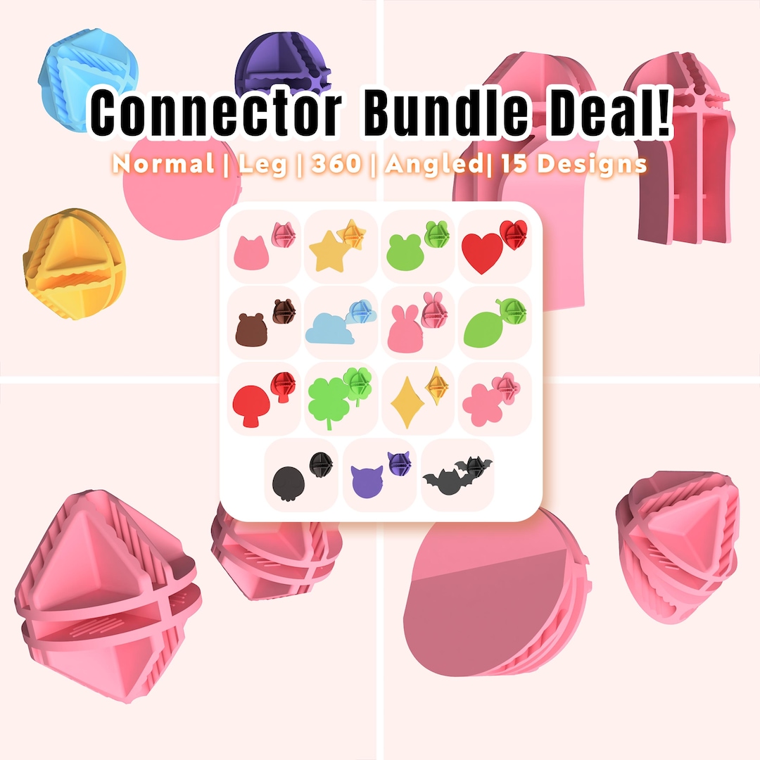 3D Printed Connector Files [BUNDLE DEAL] - Etsy