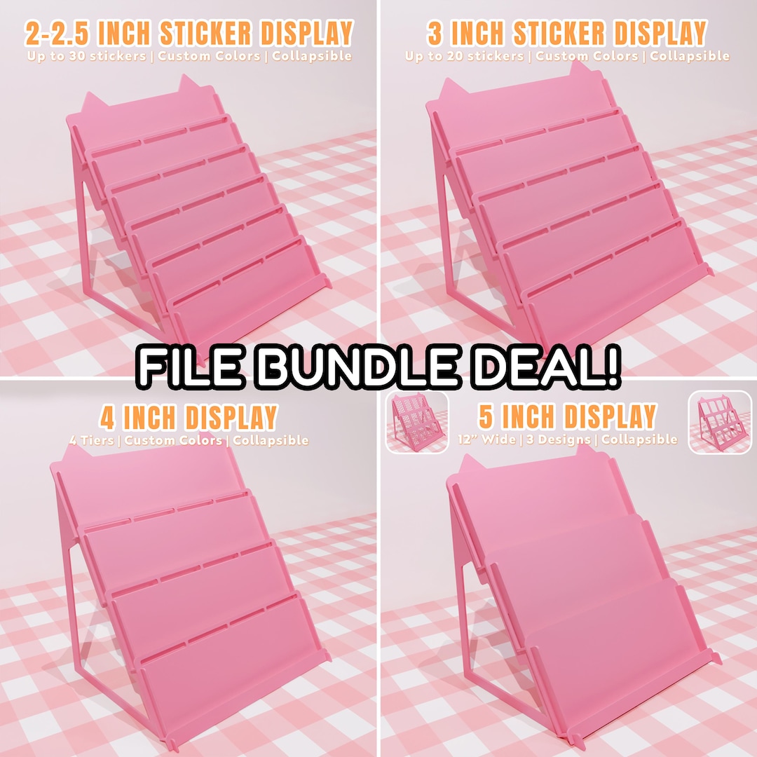 3D Printed Display Files [BUNDLE DEAL] - Etsy