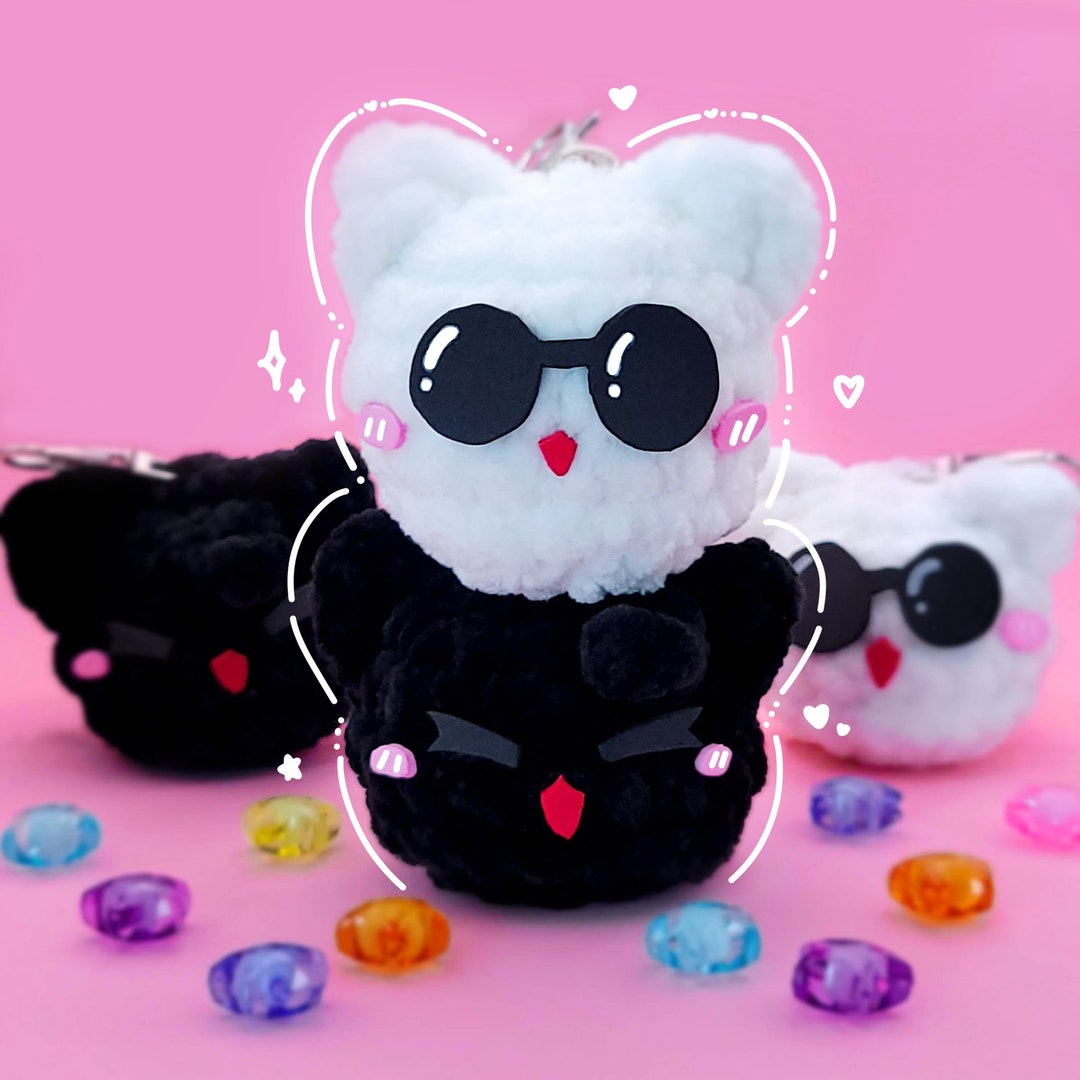 Gojo Satoru Geto Suguru Plush Keychain Crochet Amigurumi - Etsy