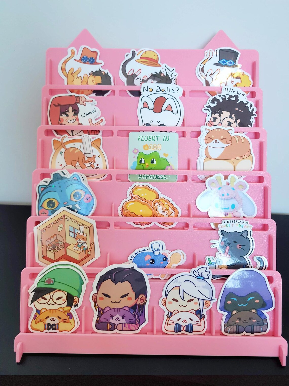 2.5 Inch Sticker Display Stand Tiered [FILES ONLY] - Etsy