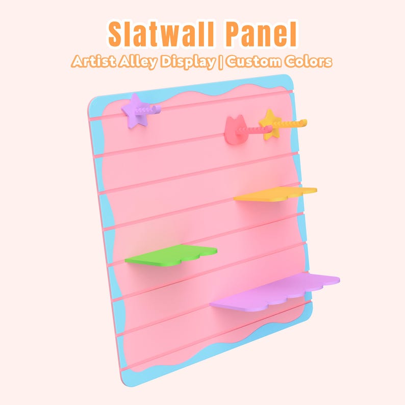 Slatwall Artist Alley Panel - Etsy