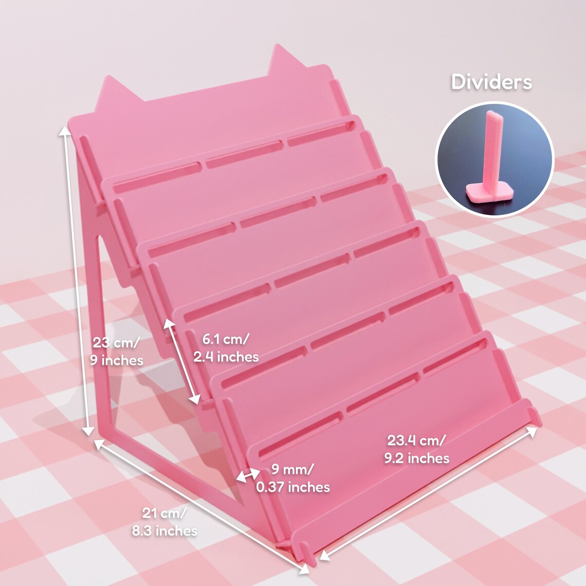 2.5 Inch Sticker Display Stand Tiered [FILES ONLY] - Etsy