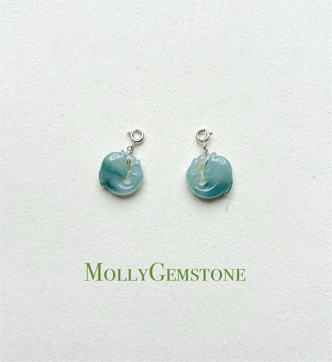 Jadeite Jade Dolphin Pendant Necklace Jewelry Gift for Her Burmese ...