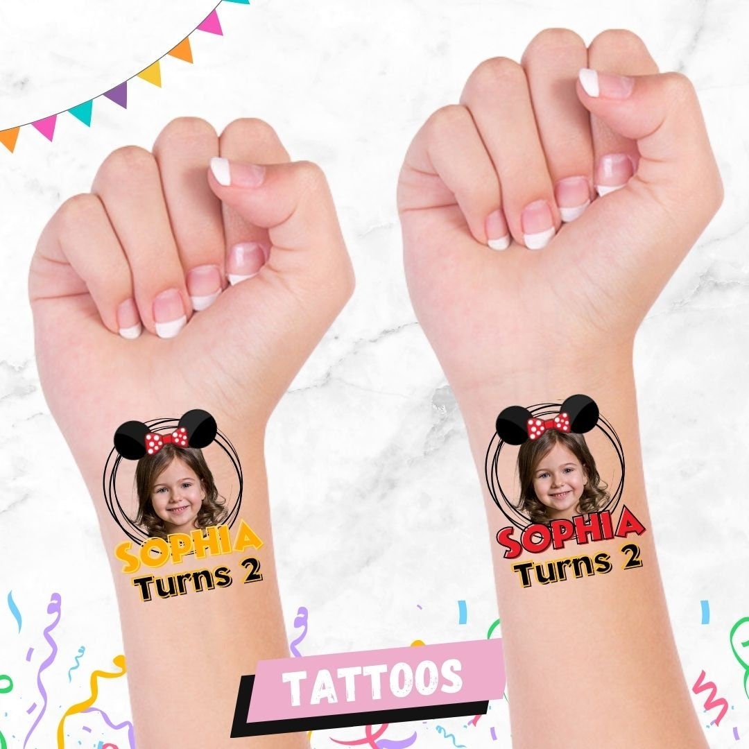 Minnie Tattoos, Minnie Mouse Tattoos, Minnie Banner, Minnie Birthday ...