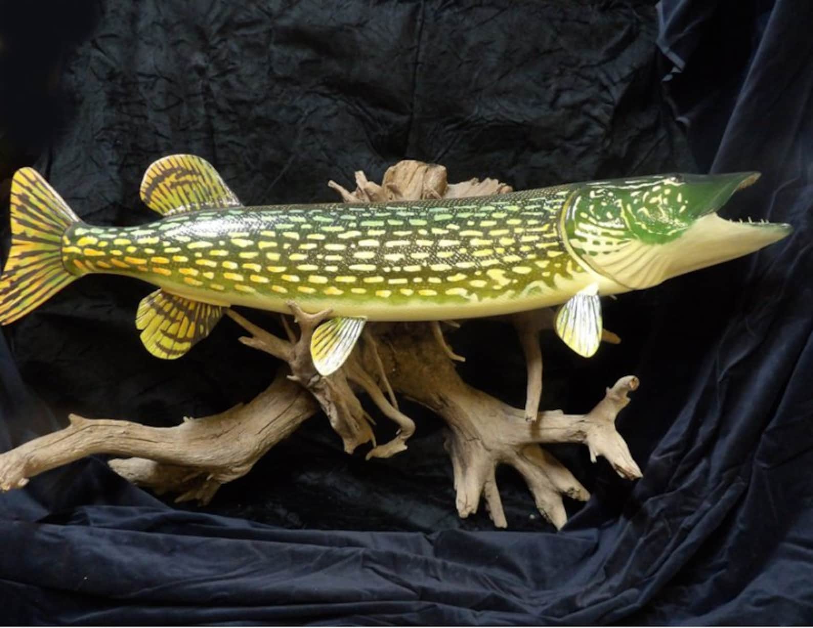 Hand Carved "northern Pike." - Etsy