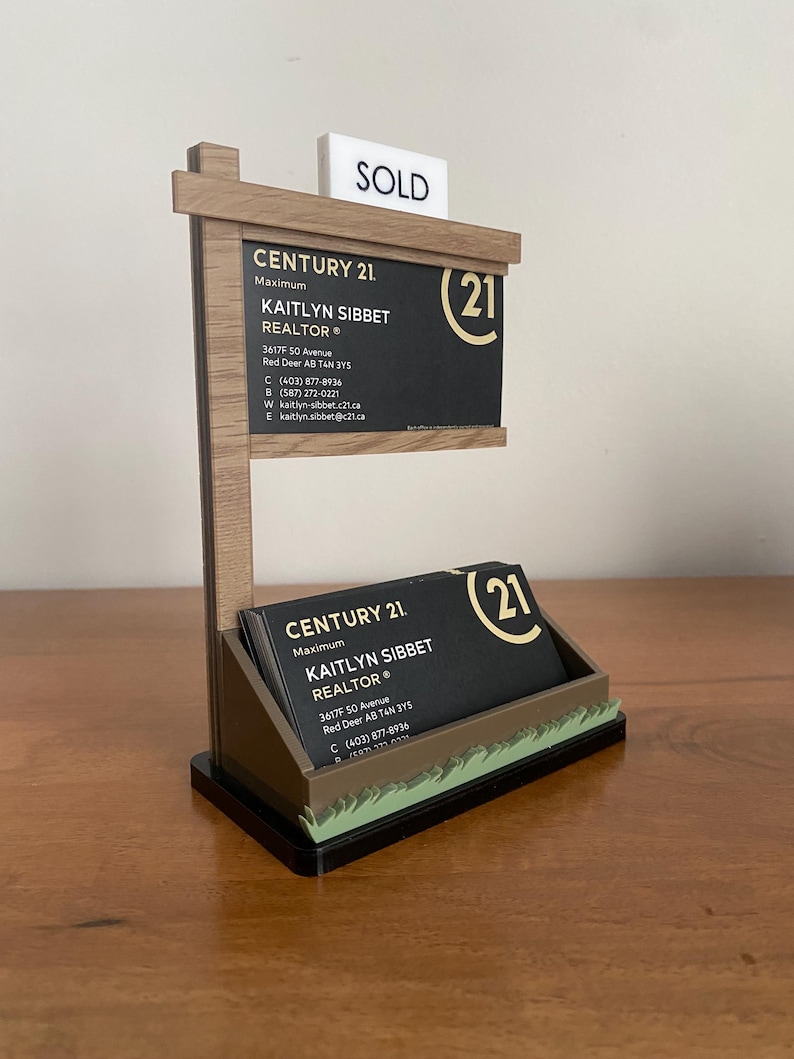 BUSINESS CARD HOLDER - Realtor Edition - Etsy