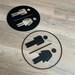 MODERN RESTROOM SIGN: Business Washroom Decor - Etsy Canada