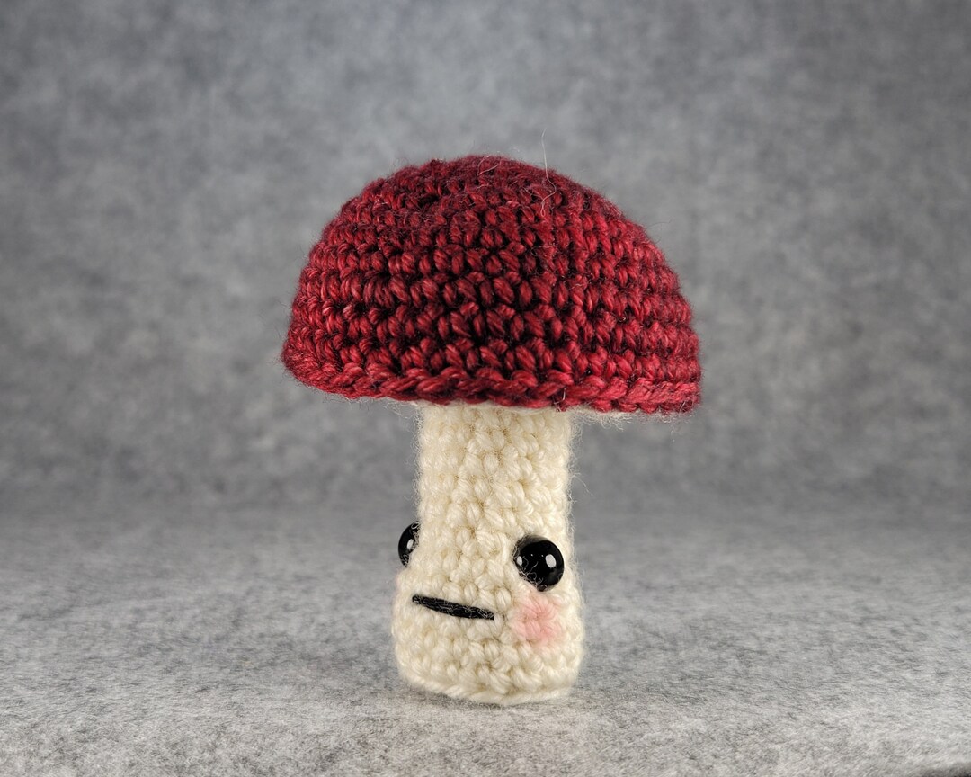 Red Mushroom With Customizable Face, Red Mushroom Decor, Red Capped ...