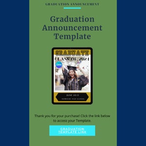 Editable Graduation Invite, Graduation Flyer, Graduation Party ...