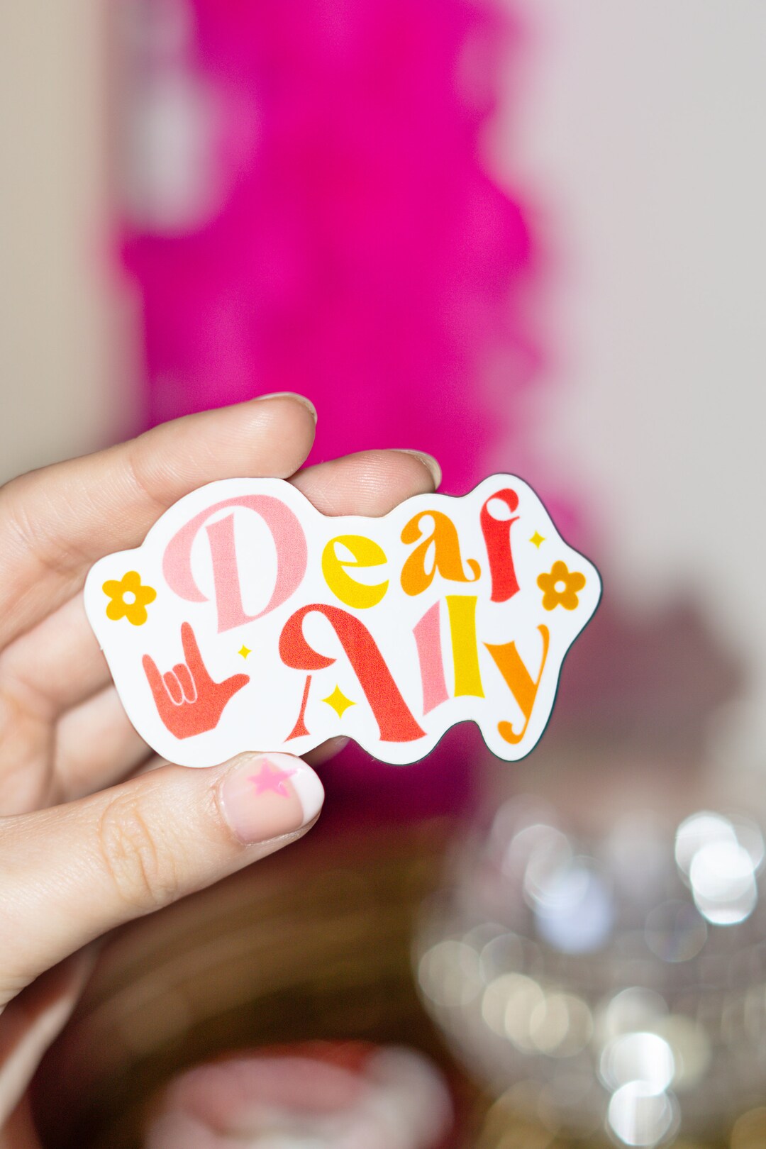 Deaf Ally Sticker - Etsy