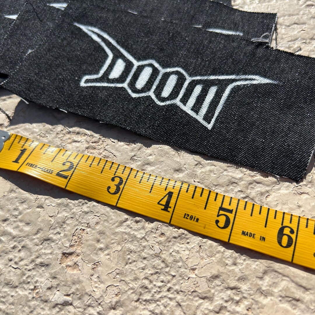 Doom Inspired Band Patch | Crust Punk Patch - Etsy