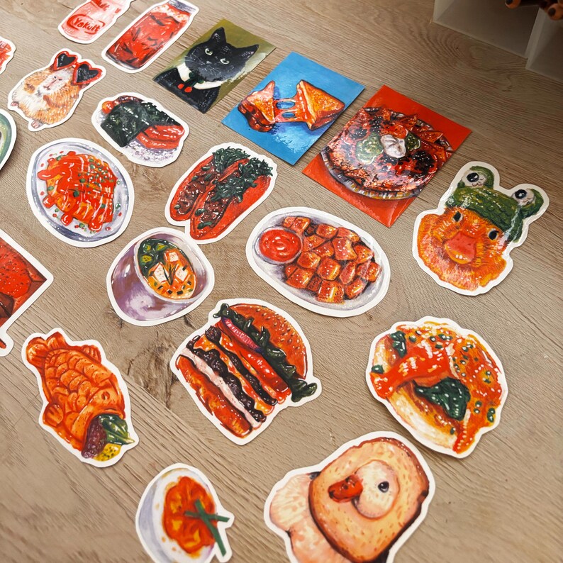 Grilled Cheese Sticker Handmade and Unique Waterproof Scratch-resistant ...