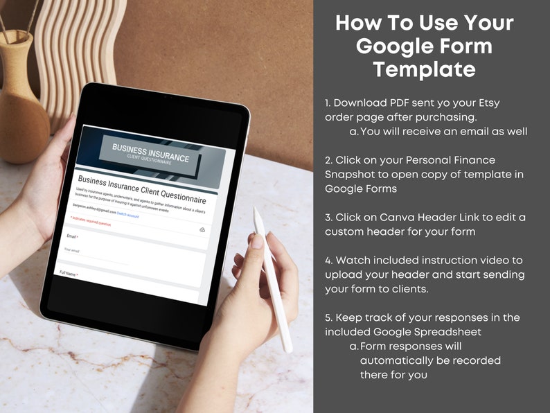 Business Insurance Client Questionnaire Google Form – Editable Template ...