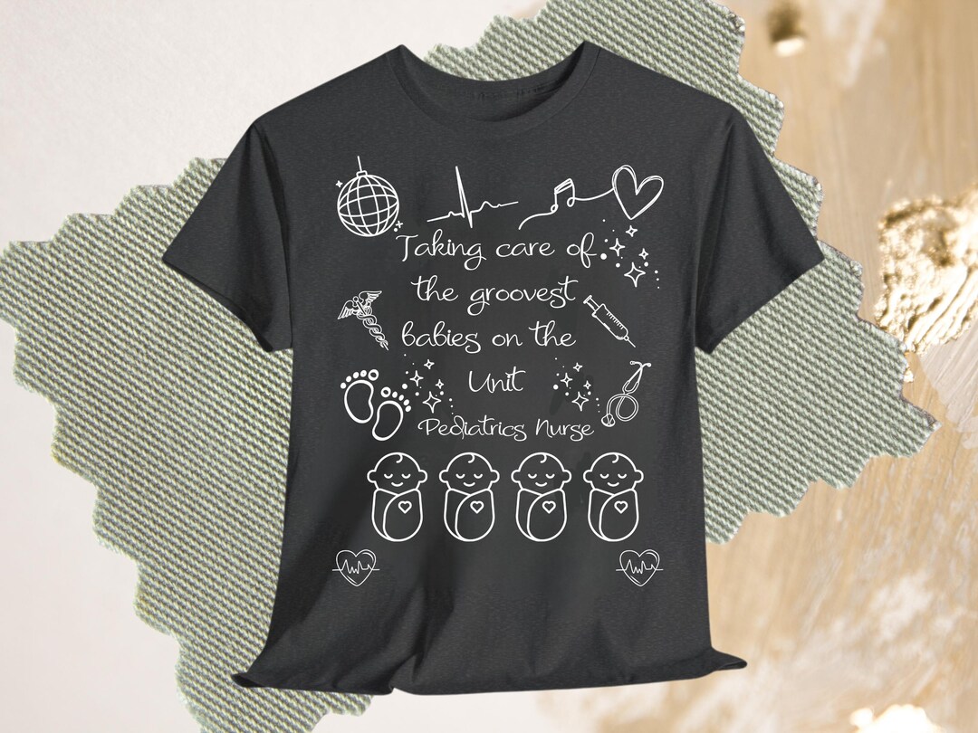 Retro Pediatrics Disco Nurse Shirt, Cute Registered Nurse Gift, Future ...