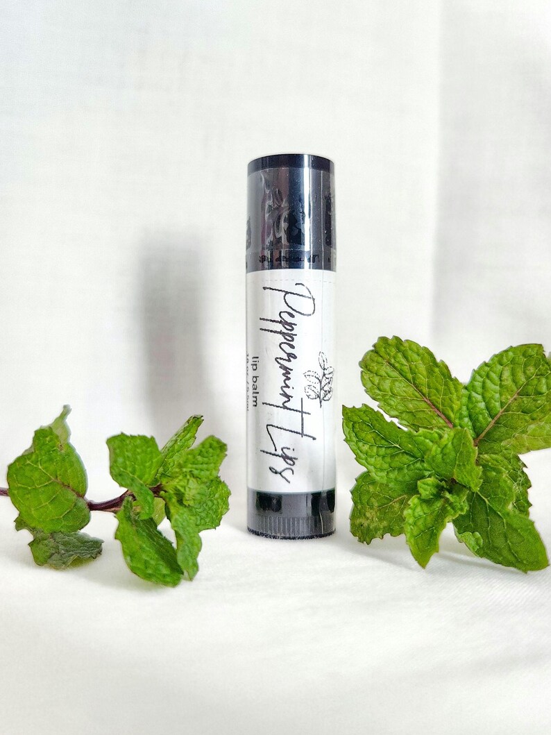 Peppermint Tallow Lip Balm - Etsy