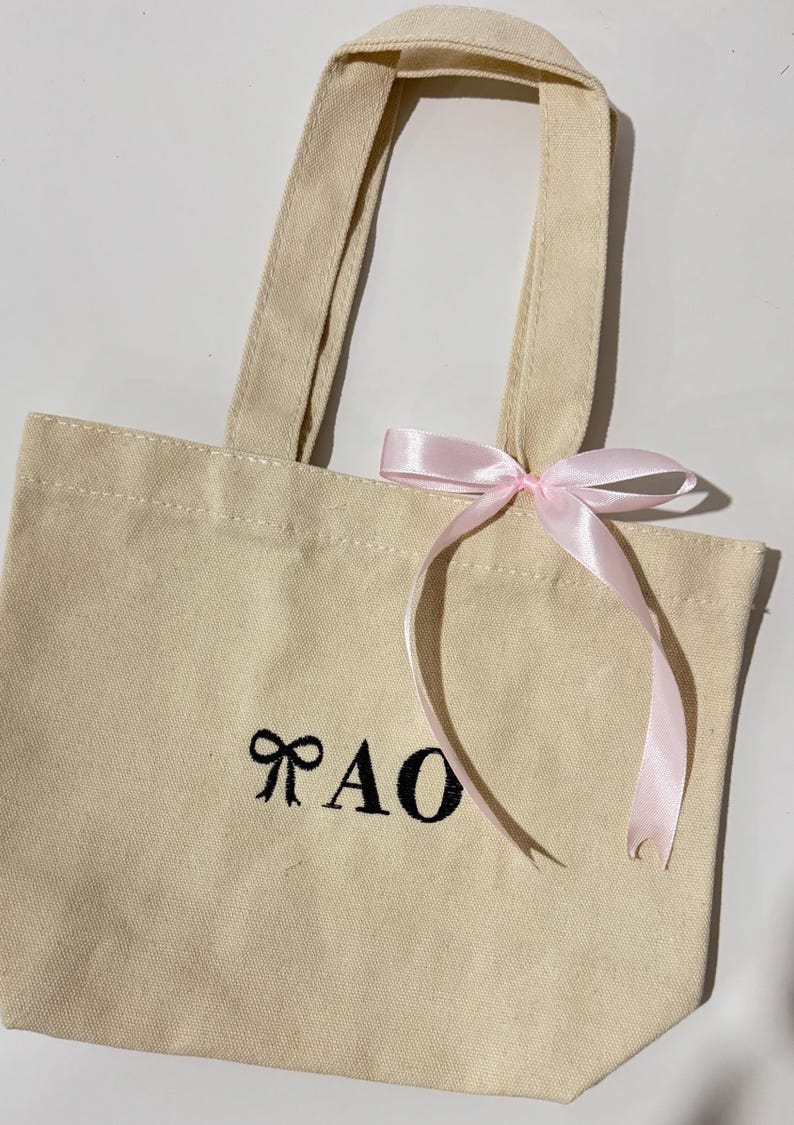 Custom Initials Emoji Mini Tote Bag for Parties/bachelorette/favours - Etsy