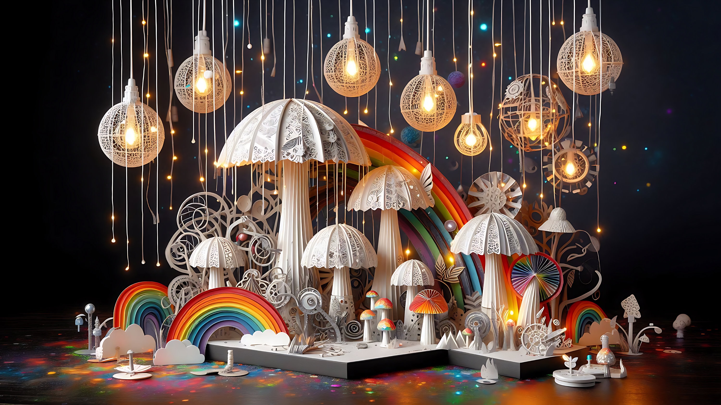 100 Pack High-definition Mixed Art Styles Digital Psychedelic, Mushroom ...