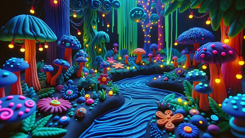 150 Neon Nature and Misc Psychedelic Hi-res Wallpapers for Desktop ...