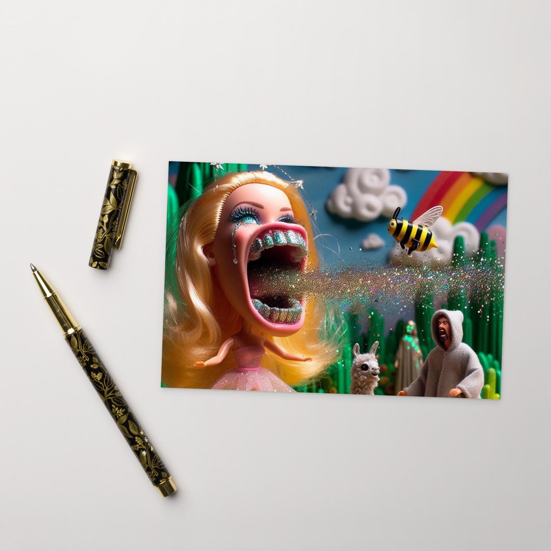 Standard Jesus and Teeth Postcard - Etsy