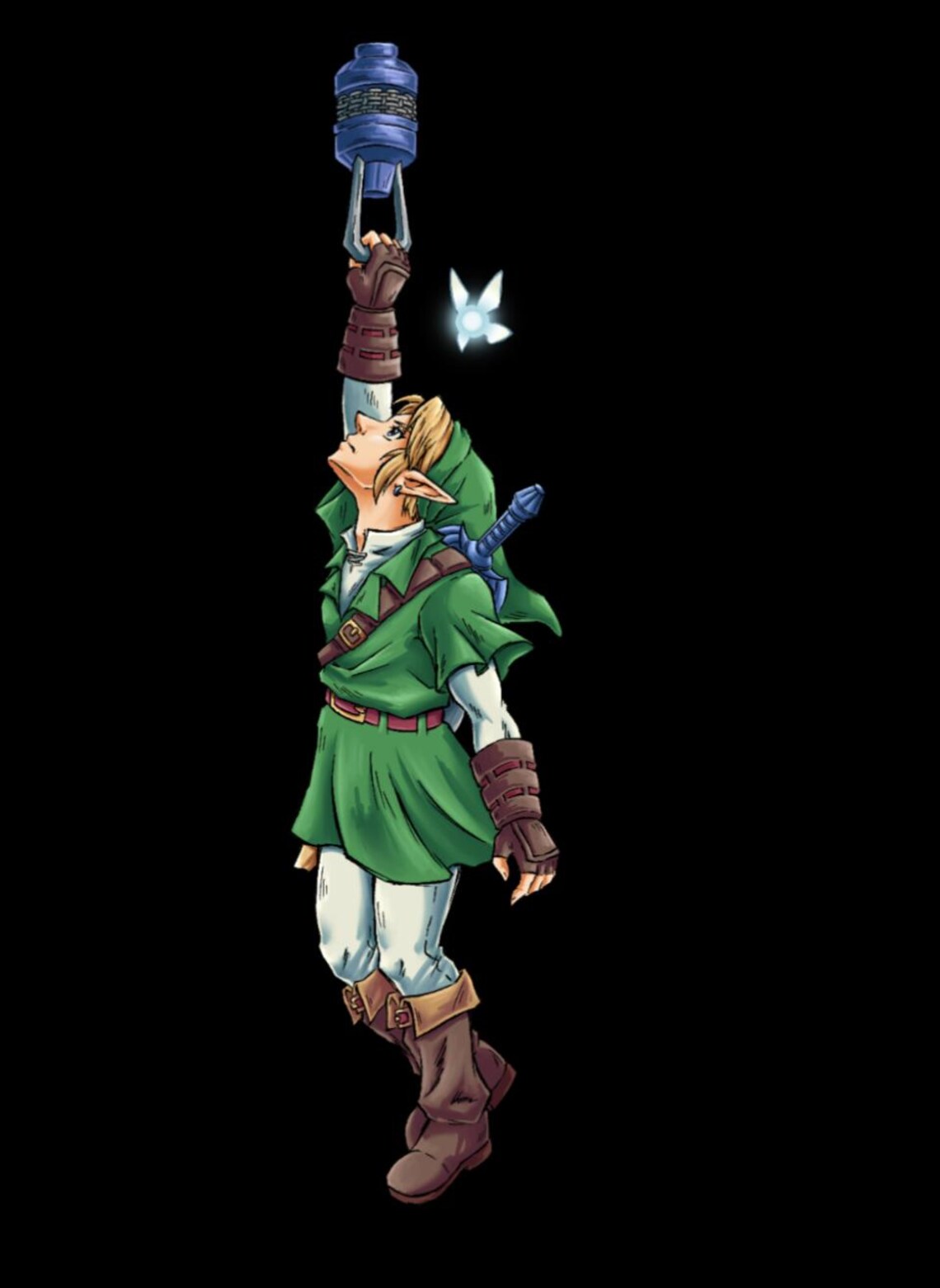 Oot Link Keychain - Etsy