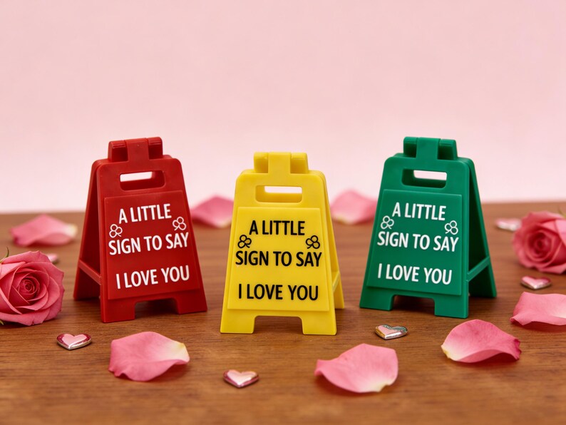 A Little Sign to Say I Love You,3d Printed I Love You Sign,tiny Love ...