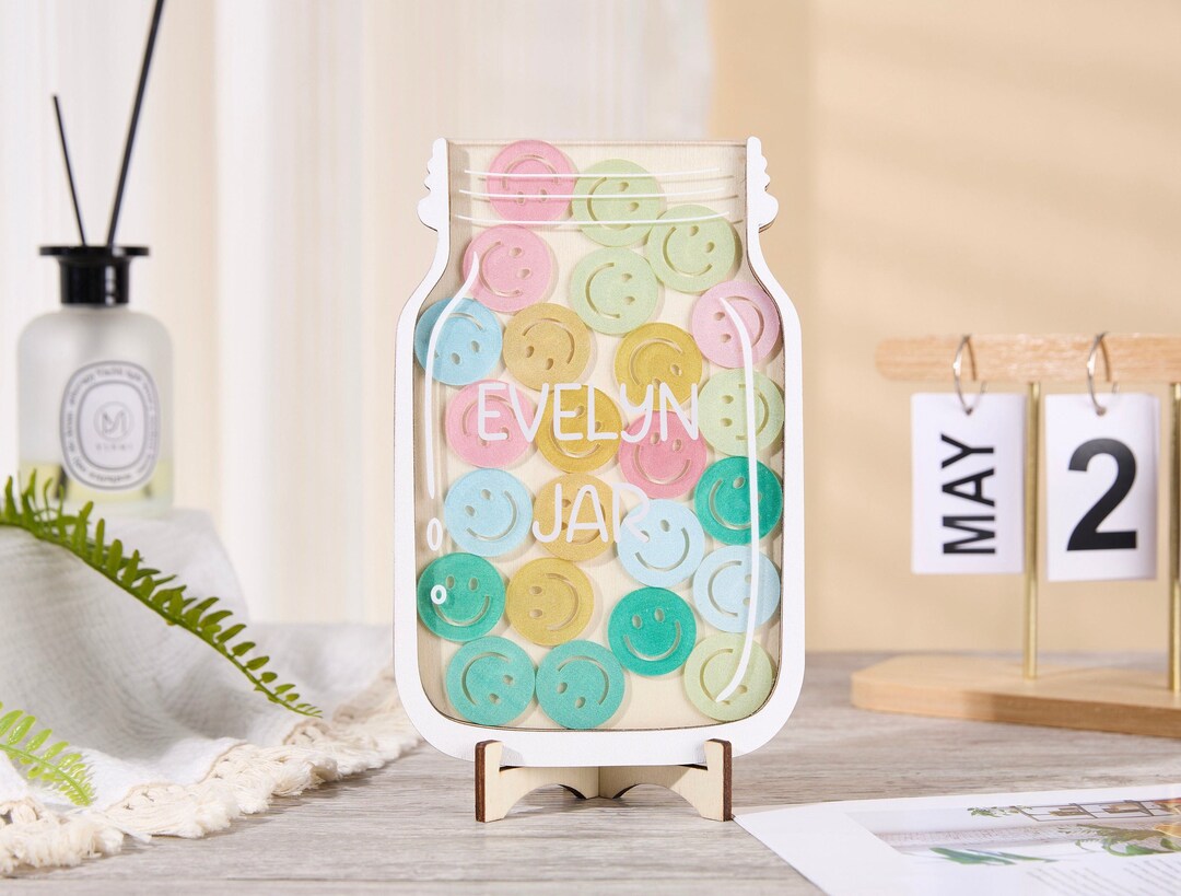 Custom Reward Jar With Tokens,mini Star Jar Chore Chart,classroom ...