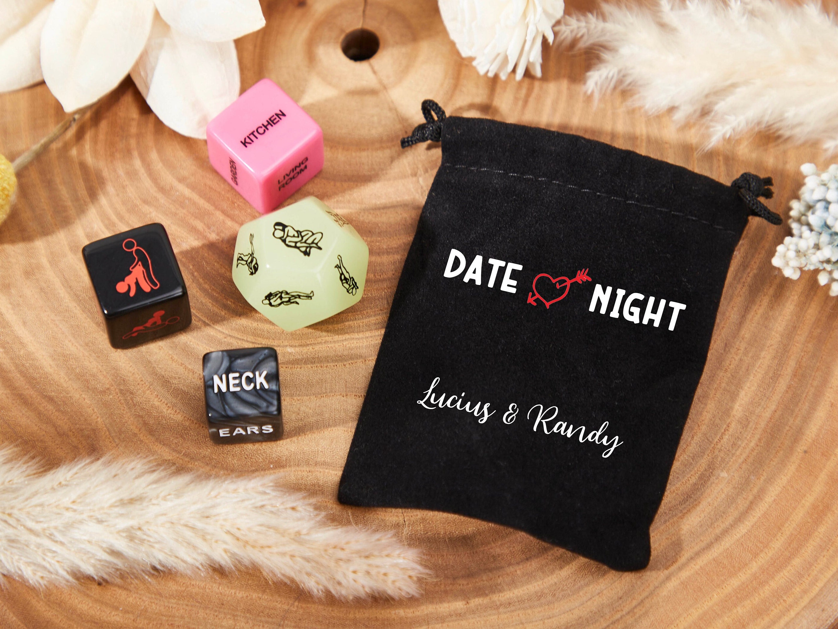 Personalized Date Night Dice,make Love Dice,date Night Game,game for ...