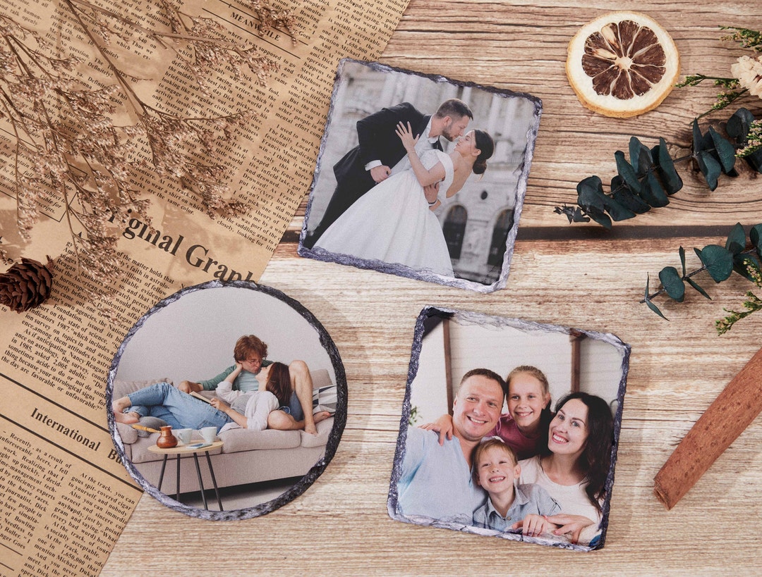 Personalized Photo Coasters,coasters With Photo,round Photo Coasters ...